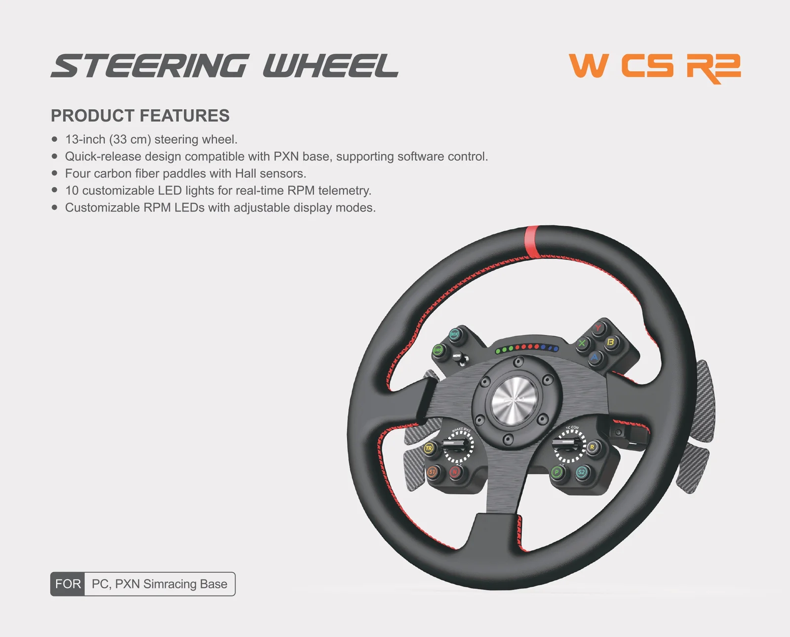 PXN STEERING WHEEL W CS R2 - Yahoo Computer
